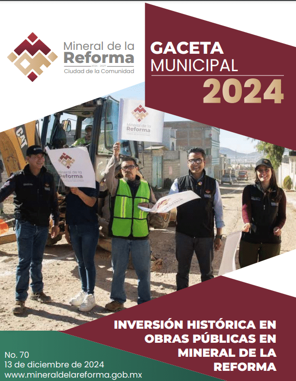 Gacetas Municipales – Ayuntamiento de Mineral de la Reforma